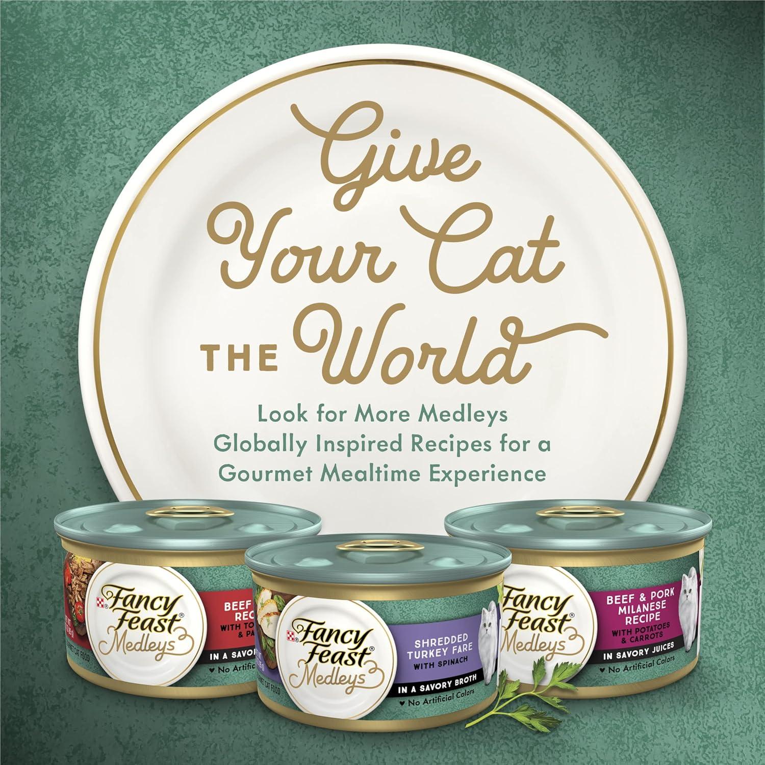 Purina Fancy Feast Wet Cat Food Variety Pack, Medleys Primavera ...