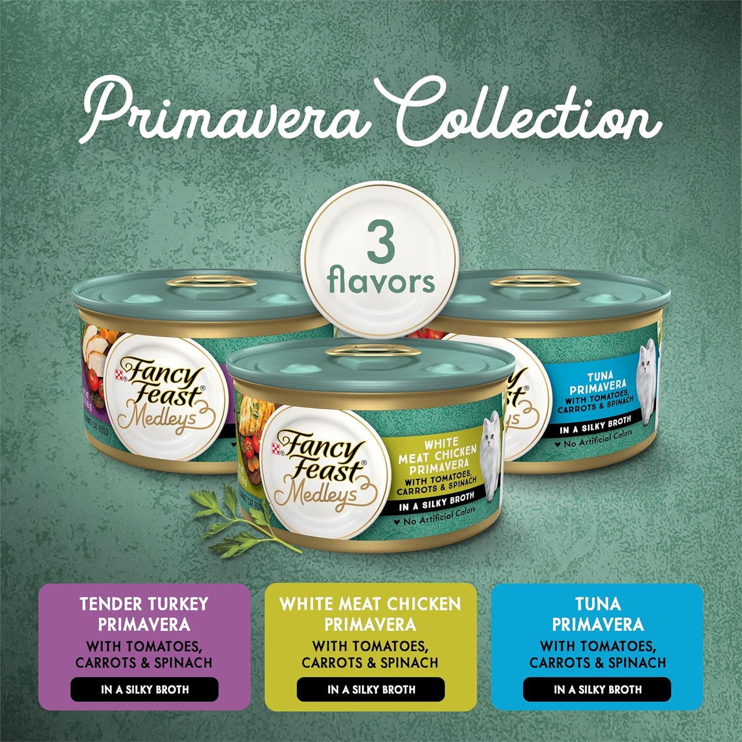 Purina Fancy Feast Wet Cat Food Variety Pack, Medleys Primavera ...